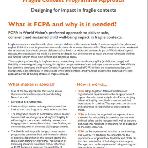 Fcpa Fragile Contexts Programming Approach Designing For Impact In